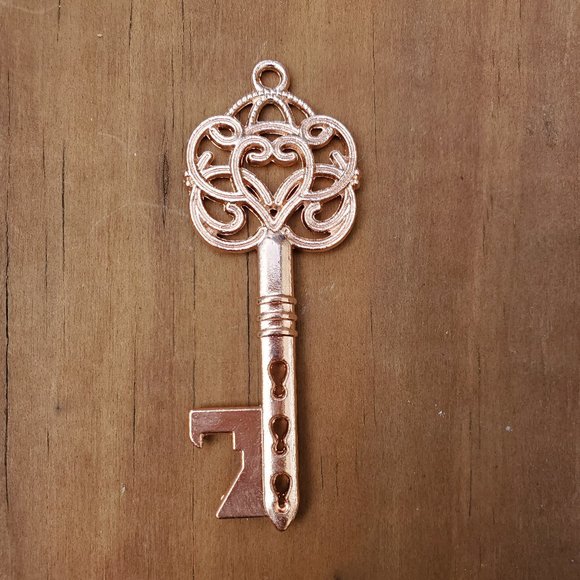 Accessories | New Rose Gold Colored Skeleton Key Decorative | Poshmark